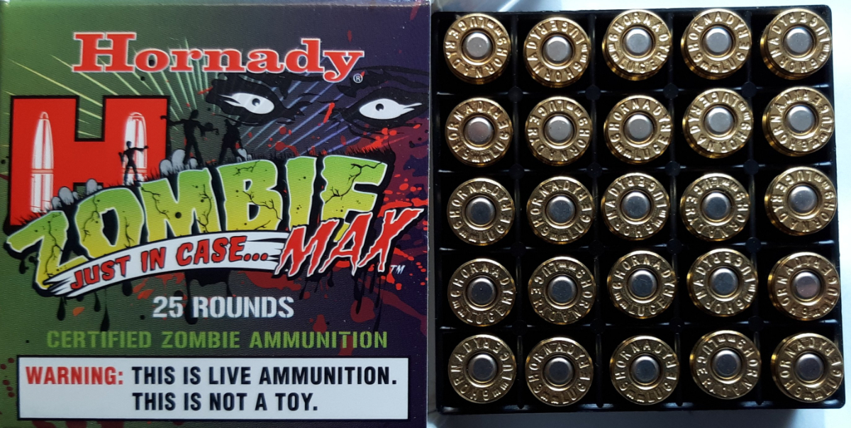 Hornady 9mm Luger 50 Rounds Zombie Max 115gr Jhp Z-Max Polymer Tip ...