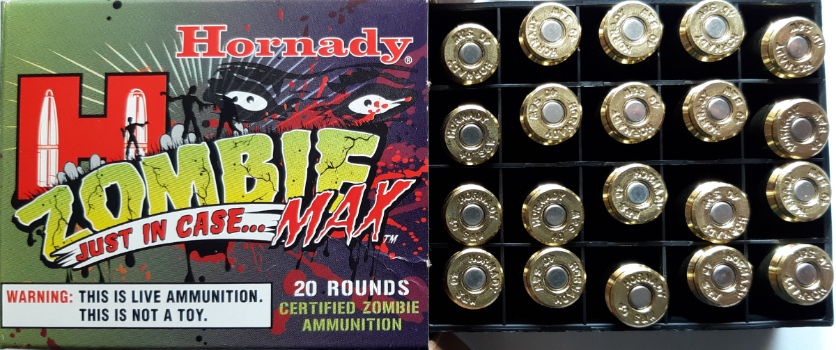 Hornady 40 S&W 40 Rounds Zombie Max 165GR JHP Z-Max Polymer Tip ...