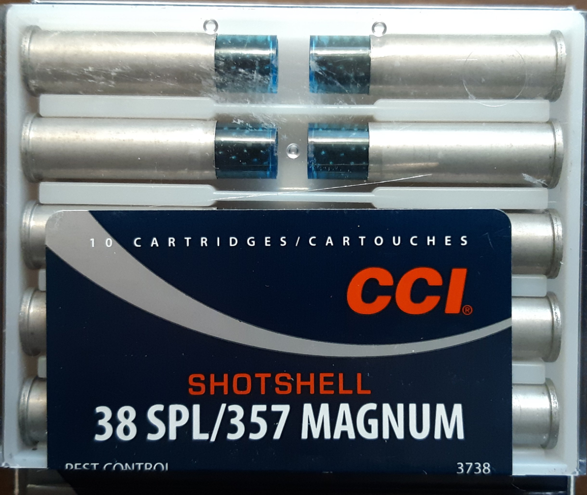 Cci Ammunition 38 Spl/357 Mag Shotshell #9 Shot 100 Round Box 38spl/357 ...