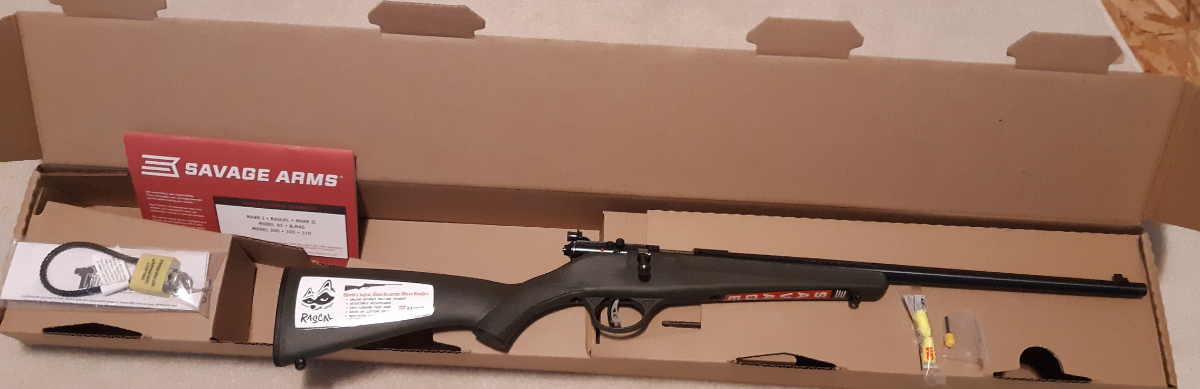 Savage Rascal 22lr Bolt Action Single Shot Youth Rifle Green .22 Lr For ...