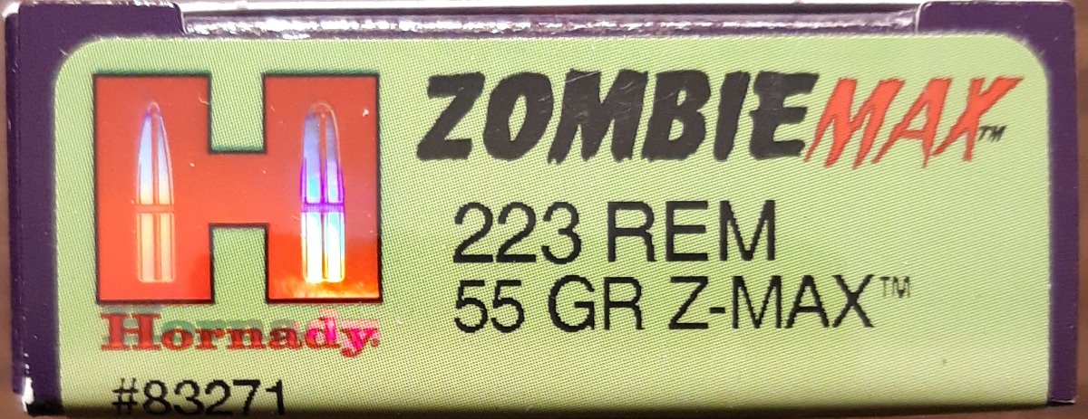 Hornady 80 Rounds Zombie Max .223 Rem 55gr Z-Max Polymer Tip ...