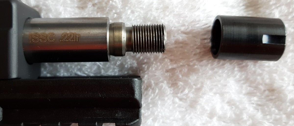 ISSC Austria M22 Black Sd .22LR Threaded Barrel Blue Line .22 LR ...