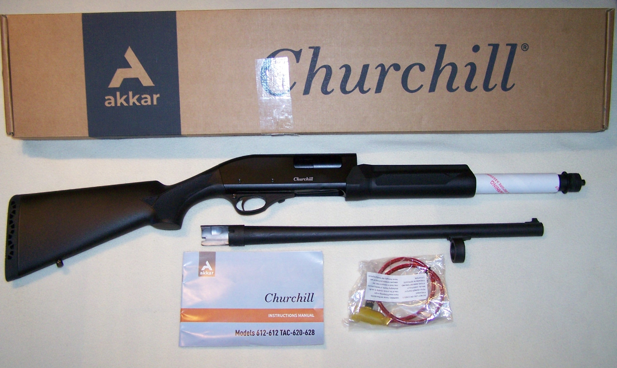 AKKAR CHURCHILL 612 HOME DEFENSE 12GA PUMP ACTION 3 IN CHAMBER 18.5 IN ...