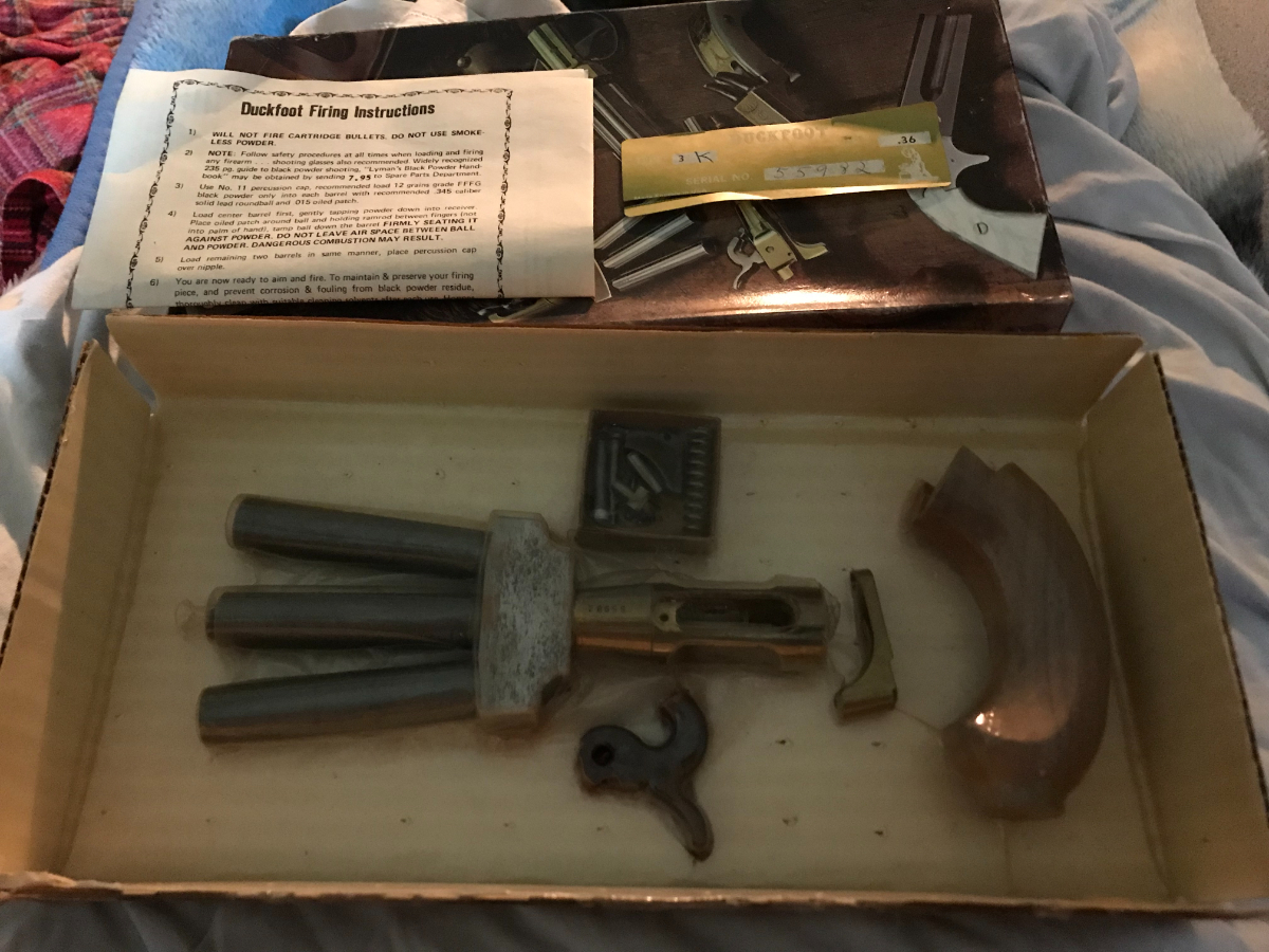 Classic Arms Duckfoot Kit .36 Cal .36 Caliber Ball For Sale at ...