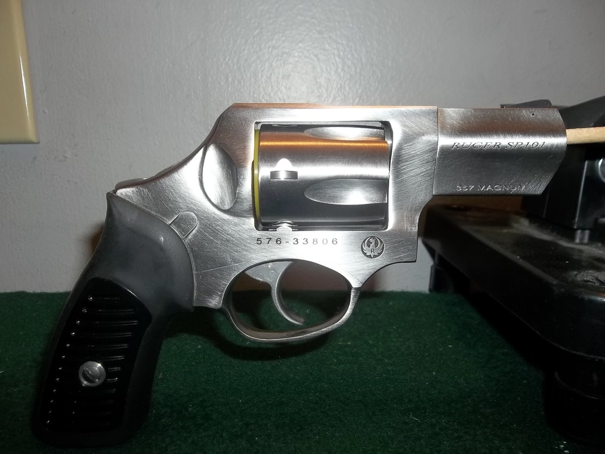 Ruger SP101 double action only hammerless 357 magnum