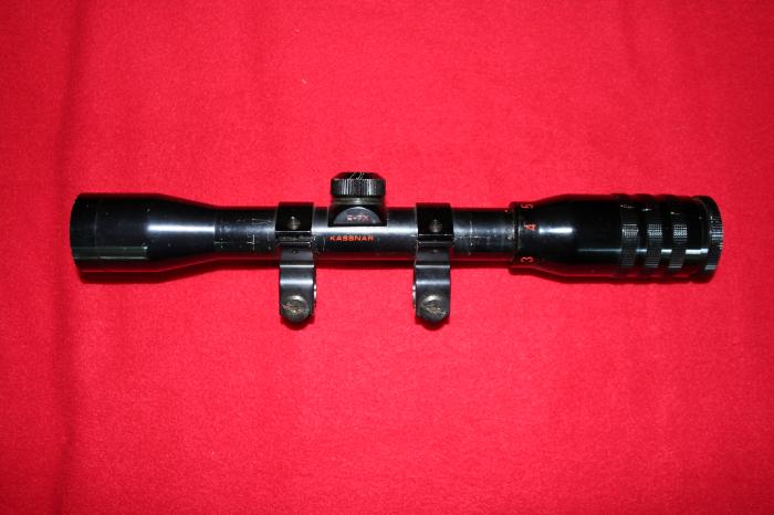 2-7x KASSNAR SCOPE USED WITH RINGS AND MOUNTS
