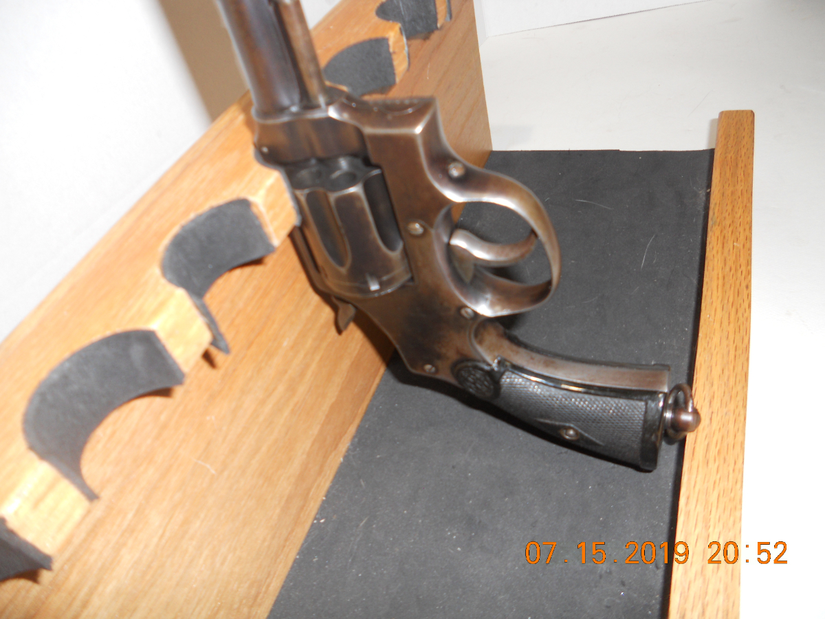 Spanish S & W Model K Copy.Hand Ejector. Cal 8mm Label Revolver. 8mm ...