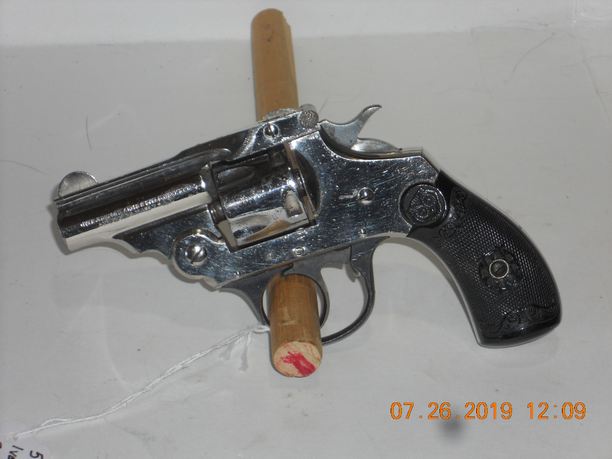 Iver Johnson 32 Cal S&W Bicycle Pistol, Safety Automatic Double Action ...