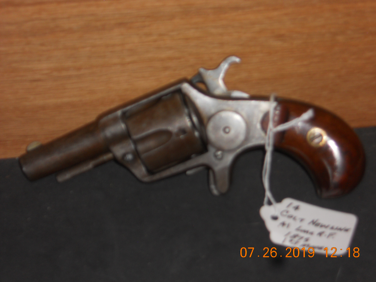 Colt Newline .41 Long Rim Fire Rvolver, 5 Shot, 1875 1st. Model .41 ...