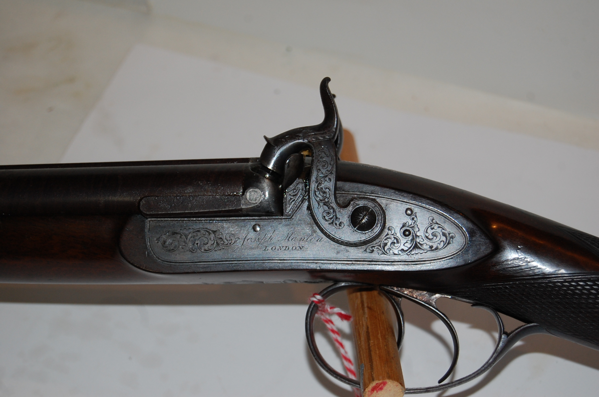 Joseph Manton 16 GA PERCUSSION DOUBLE SHOTGUN