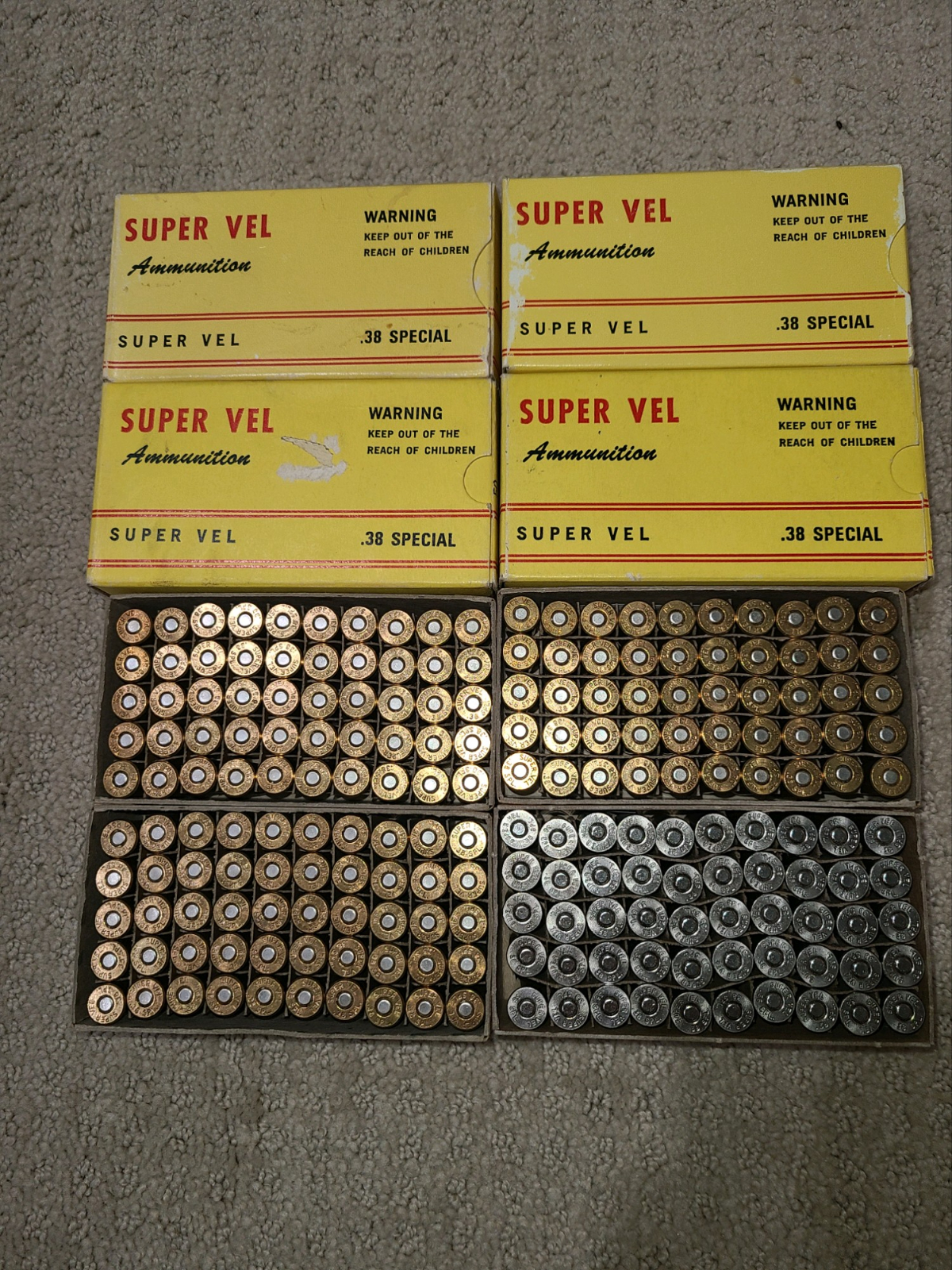 Unknown Vintage Super Vel Ammunition Collectable .38 Special For Sale ...