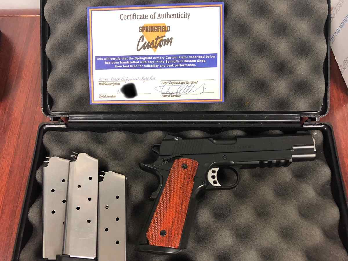 Springfield Operator Fbi Hrt Pc9111lr 1911 For Sale at GunAuction.com ...