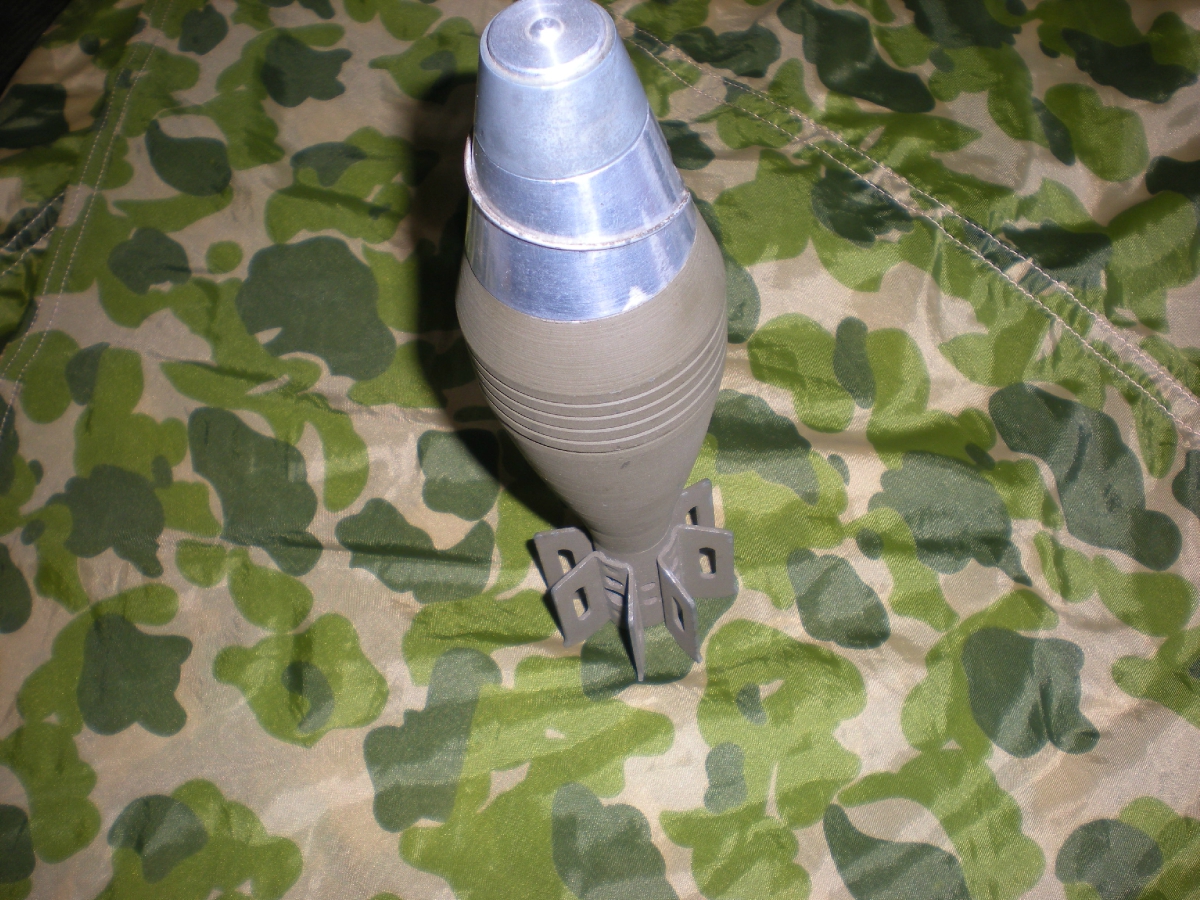 WW2 U.S. 60mm MORTAR ROUND INERT - Picture 2