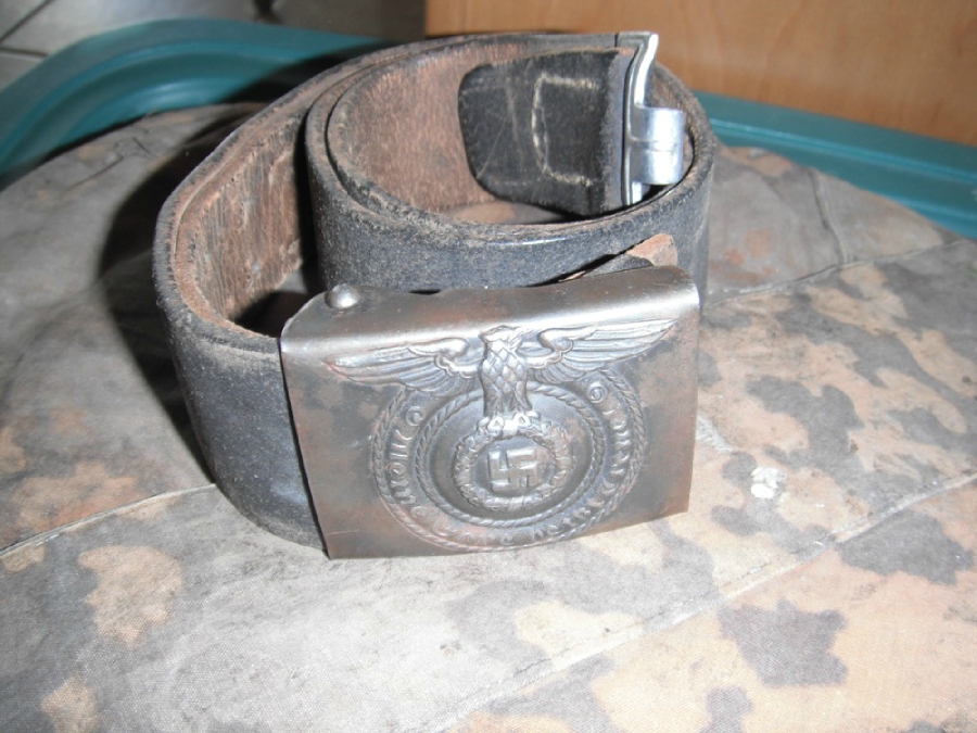 Ww2 Original German Waffen Ss Belt & Buckle Set For Sale at GunAuction ...