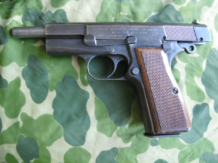 Browning (Fn) Ww2 Nazi Hi Power Rig & Eagle Bringback From Bulge For ...