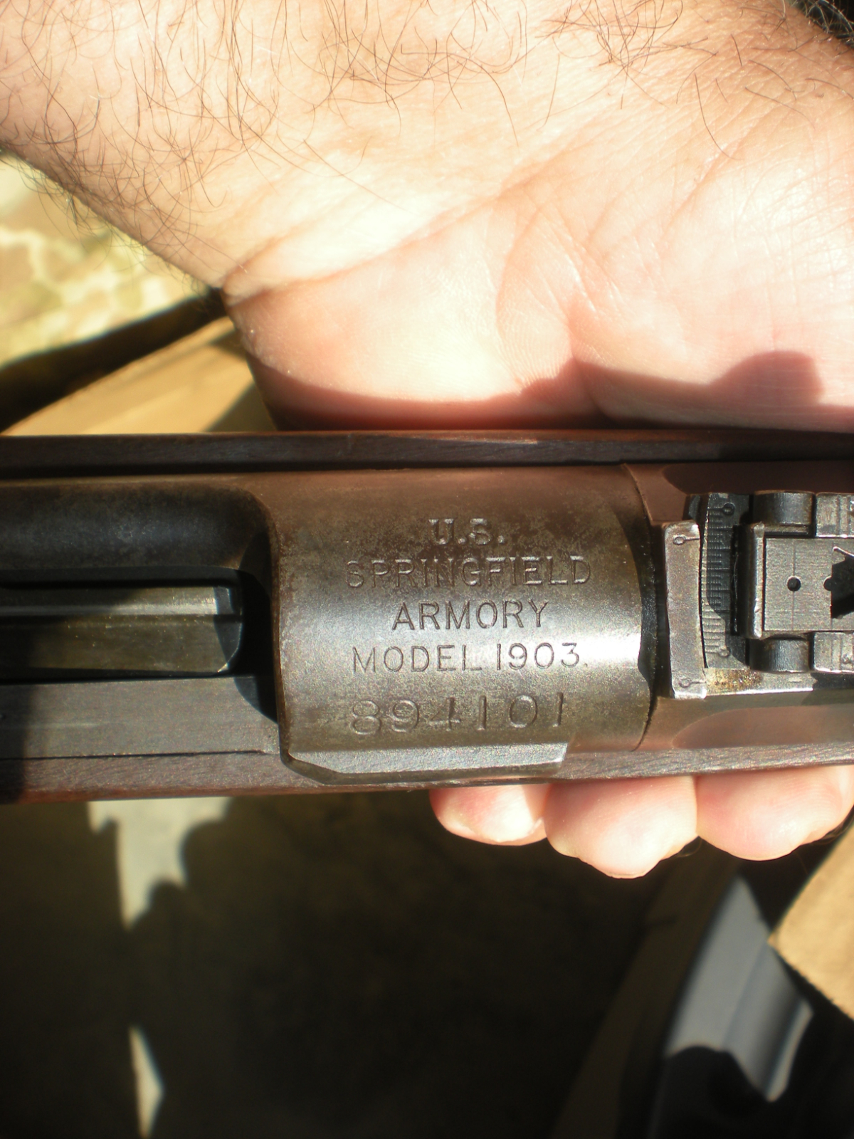 Springfield Armory M1903 SPRINGFIELD RIFLE 1918 DATED RECEIVER/SERIAL ...