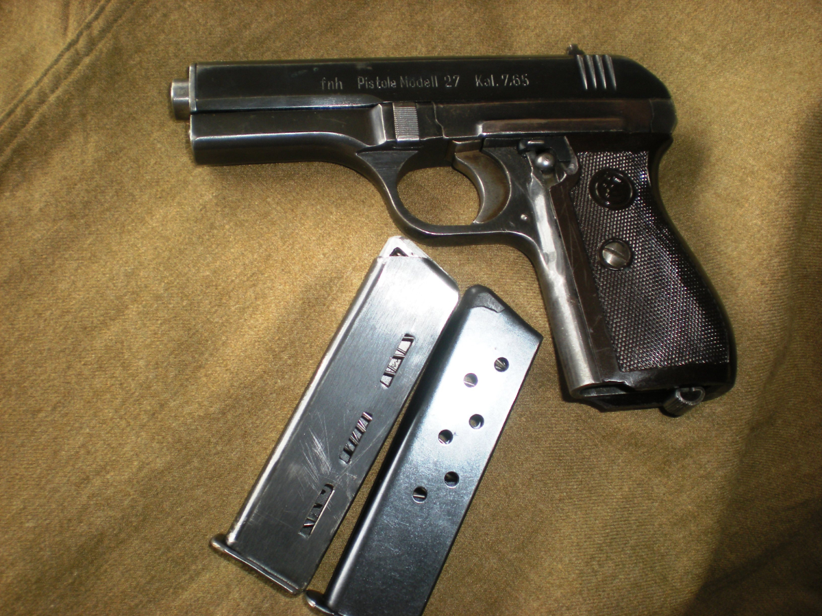 1945 MANUFACTURE CZ-27 PISTOL NICELY BLUED & EXTRA MAGAZINE C&R OKAY ...