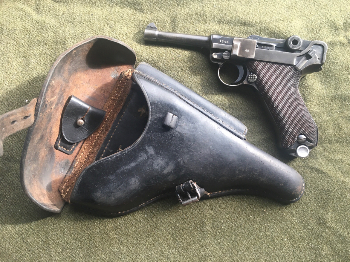S/42 Nazi German 1938 Luger Rig-All Matched W/2 Matching Mags & 1938 ...
