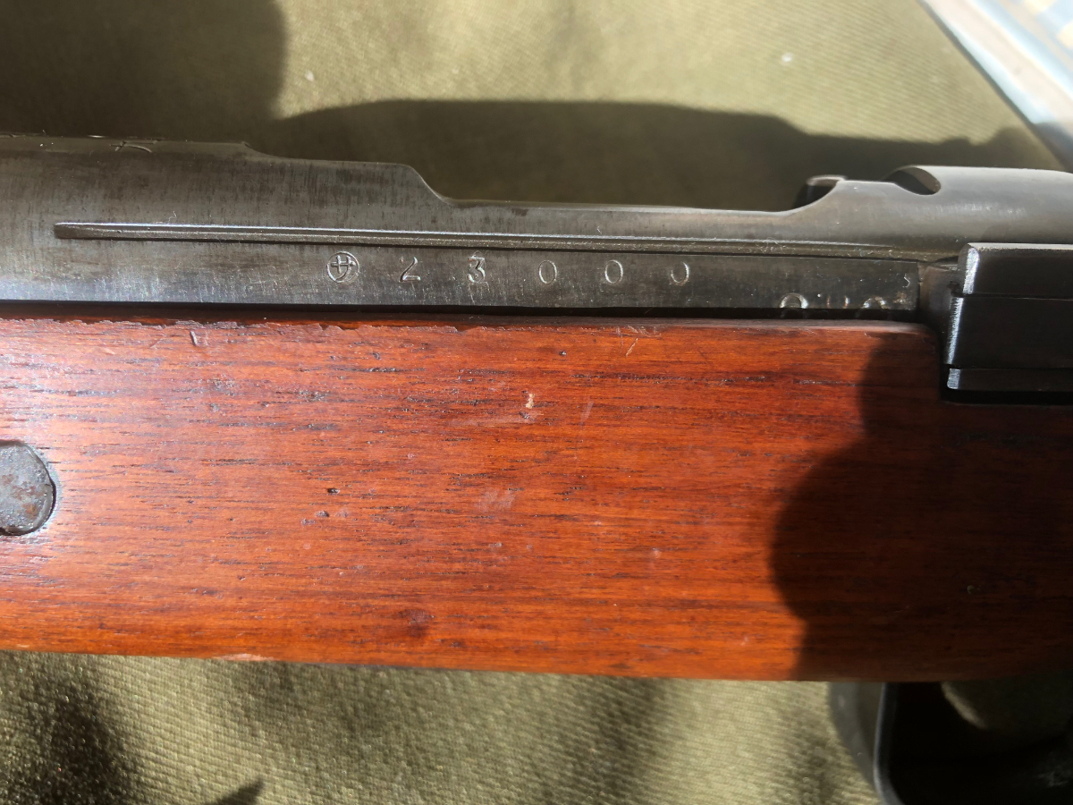 Arisaka WW2 BRING BACK JAPANESE RIFLE MUM Matching CAPTURE PIECE 1942 ...