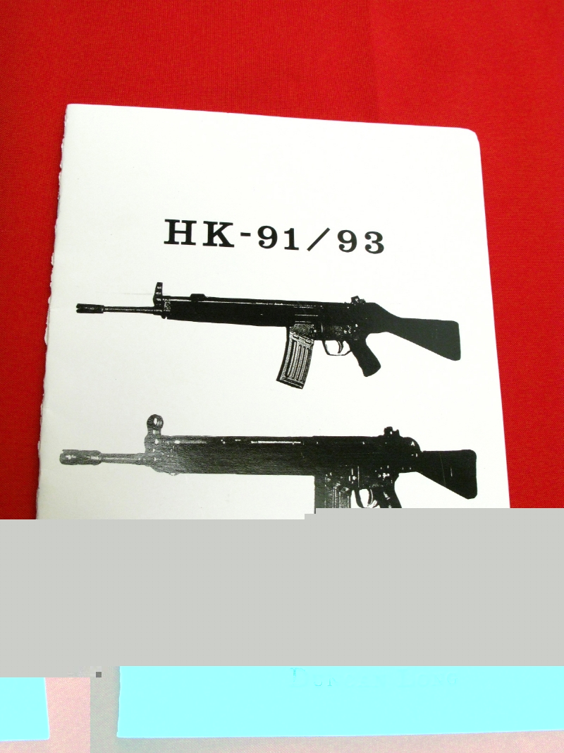 Heckler & Koch Hk 93 A3 .223 Collapsible Stock...Pre-Ban, Mfd 1981...No ...