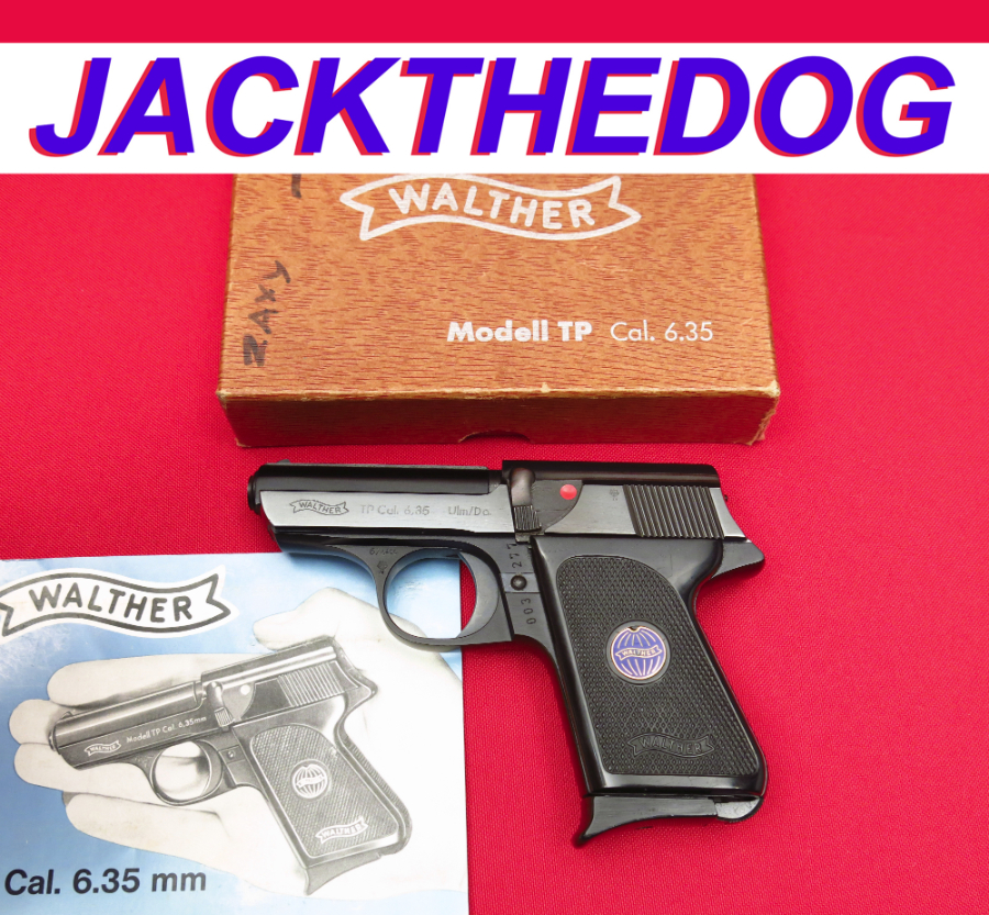 Walther Tp 6.35mm Scarce German-Made 'Pocket Pistol' Like New In Box ...