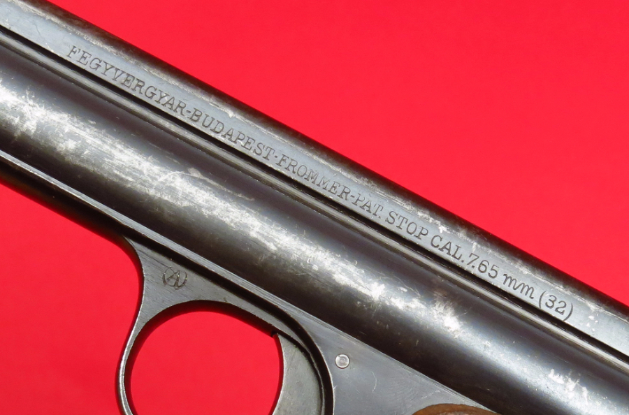 Hungarian Frommer 'Stop' Oddball Pistol...Wwii Bring-Back...C&R Ok .32 ...
