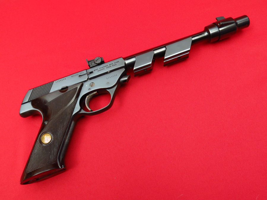 High Standard 103 Citation 'Space Gun' W/ 8-Inch Bbl, Weights & Brake ...