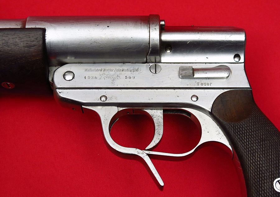 Walther Sld Wwii Stainless Double-Barrel Flare Gun Kriegsmarine Ostsee ...