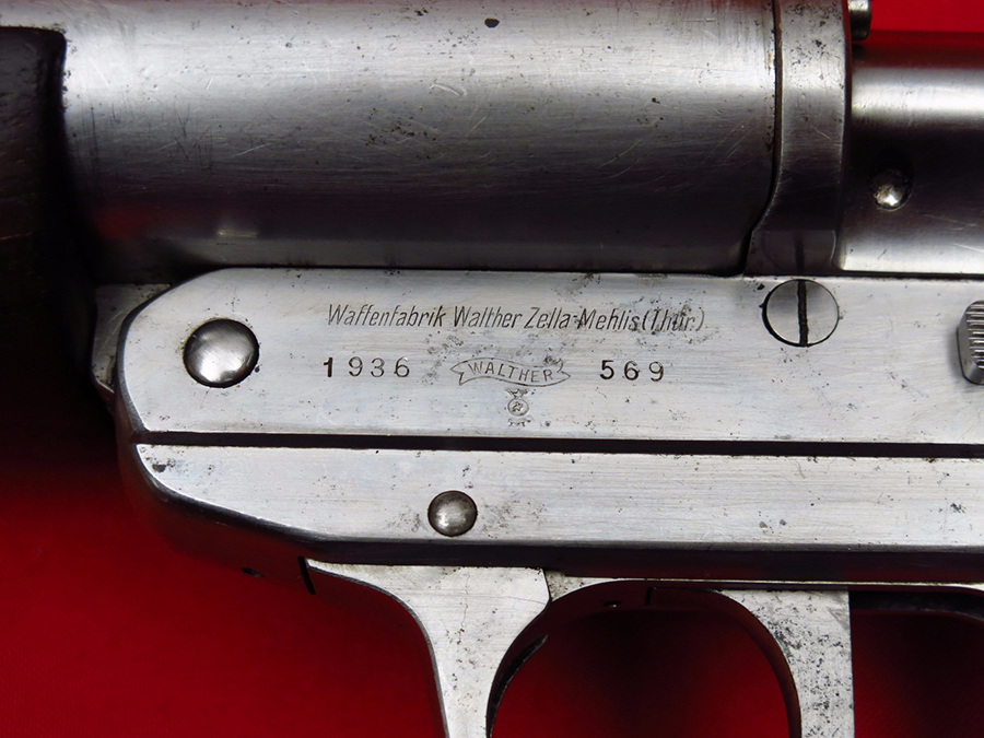 Walther Sld Wwii Stainless Double-Barrel Flare Gun Kriegsmarine Ostsee ...