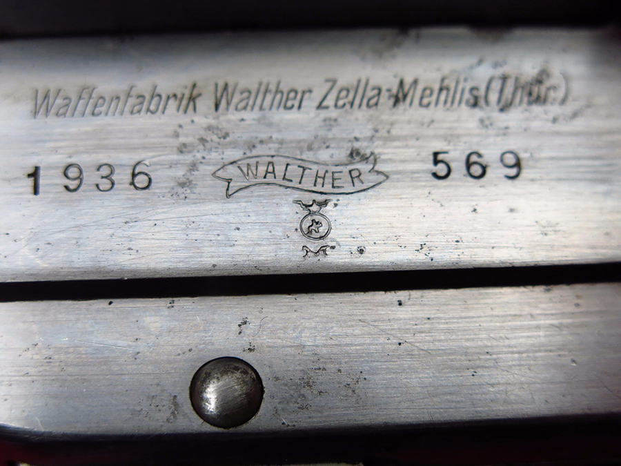 Walther Sld Wwii Stainless Double-Barrel Flare Gun Kriegsmarine Ostsee ...