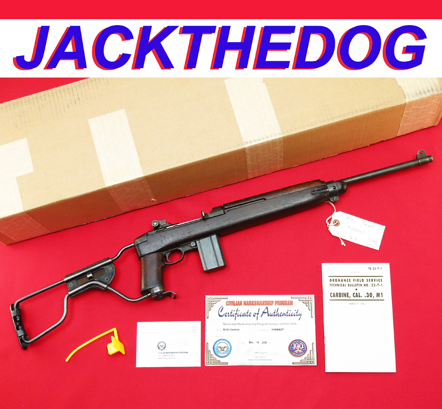 Inland M1a1 Paratrooper Carbine...Cmp Auction Purchase W/ Documentation ...