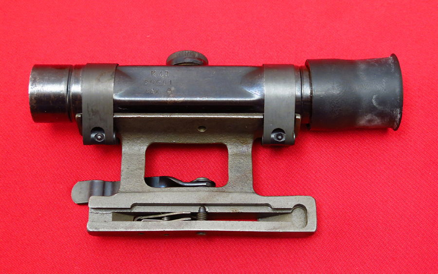 Walther Wwii German K43 (Zf4) Sniper Scope & Authentic Mount...Nice ...