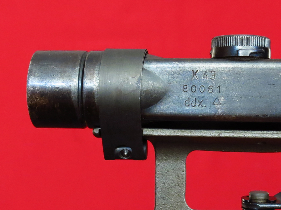 WALTHER - ~ WWII GERMAN K43 (ZF4) SNIPER SCOPE & AUTHENTIC MOUNT ...