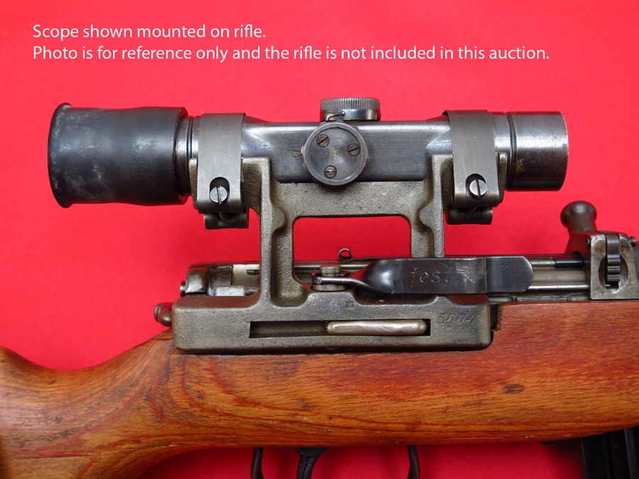 Walther Wwii German K43 (Zf4) Sniper Scope & Authentic Mount...Nice ...