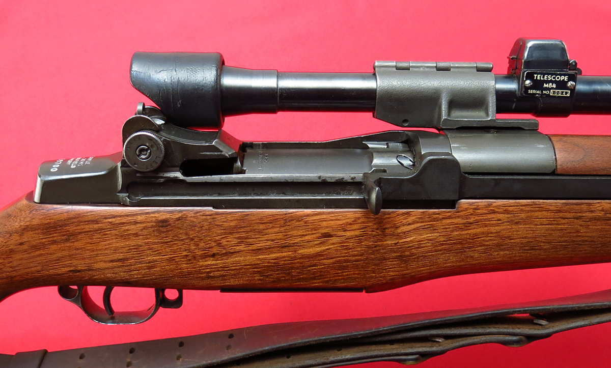 Springfield M1d Sniper Garand W/ Original M84 Scope, Mount & Sa Flash ...