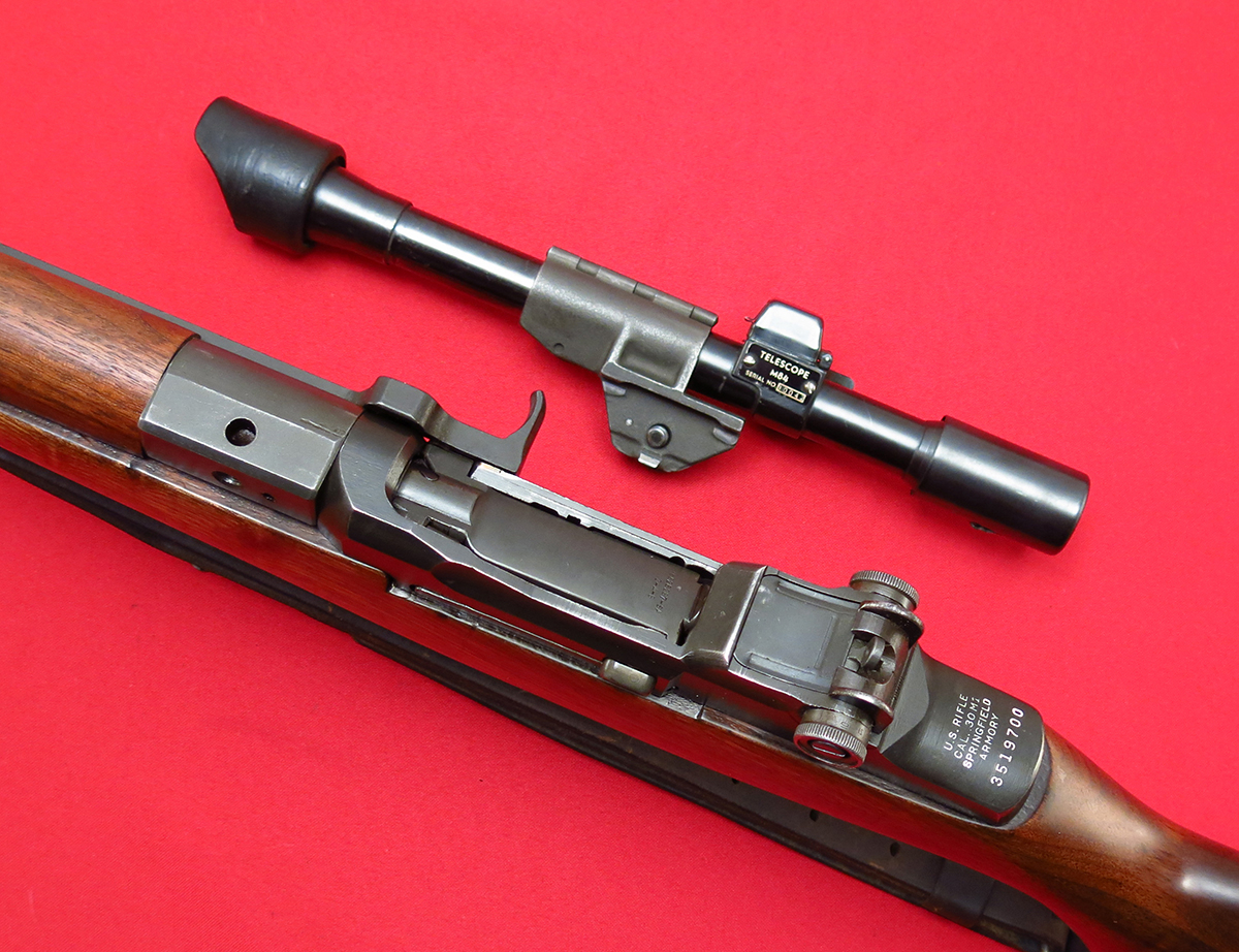 Springfield M1d Sniper Garand W/ Original M84 Scope, Mount & Sa Flash ...