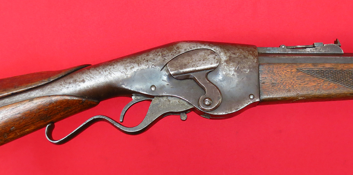 Evans Sporting Rifle...Unusual Antique Hi-Cap Lever Action Repeater ...