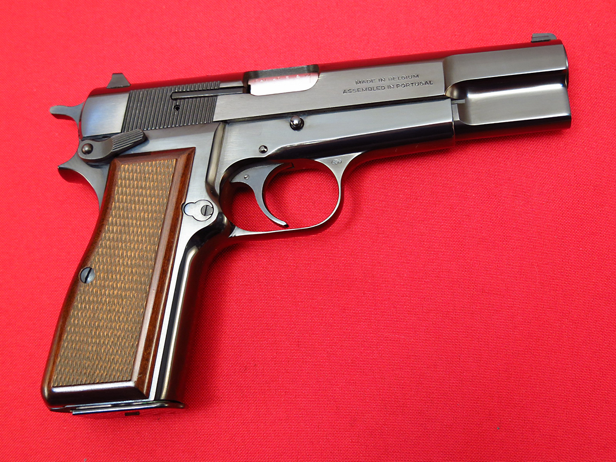 Browning Hi-Power .40 S&W...Polished Blue/Walnut/Fixed Sights...As New ...