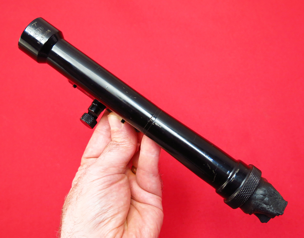 Japanese Type 99 Wwii 4x Sniper Scope...All Original W/ Case & Strap ...