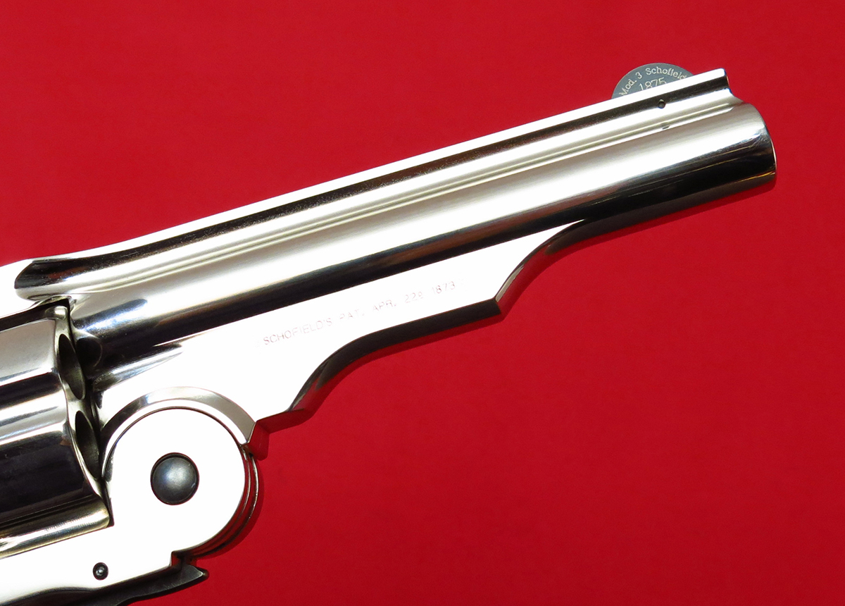 Smith & Wesson Schofield Model Of 2000... 5-Inch/Nickel Wells Fargo ...