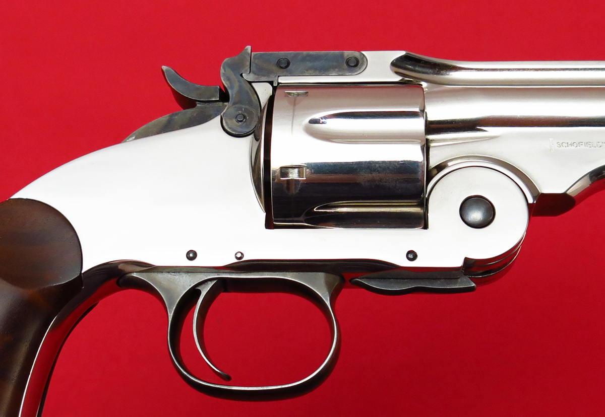 Smith & Wesson Schofield Model Of 2000... 5-Inch/Nickel Wells Fargo ...