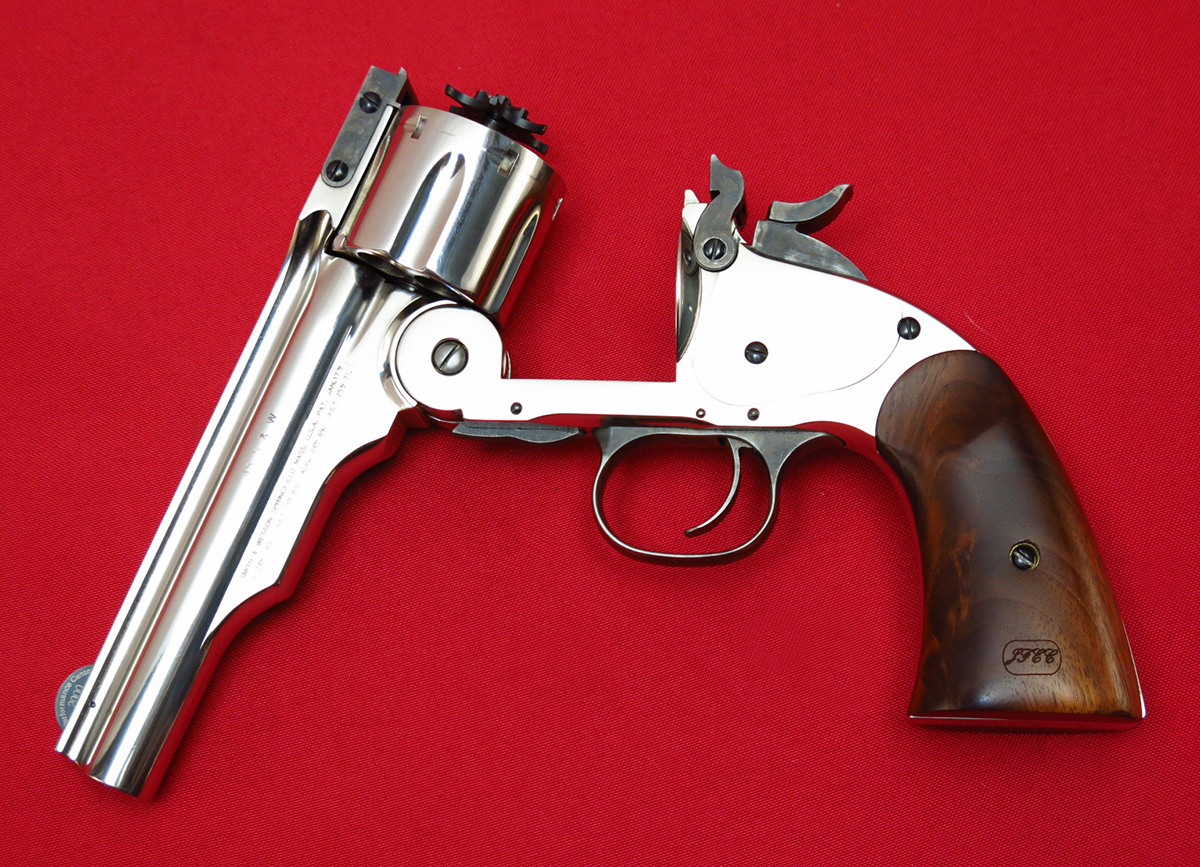 Smith & Wesson Schofield Model Of 2000... 5-Inch/Nickel Wells Fargo ...