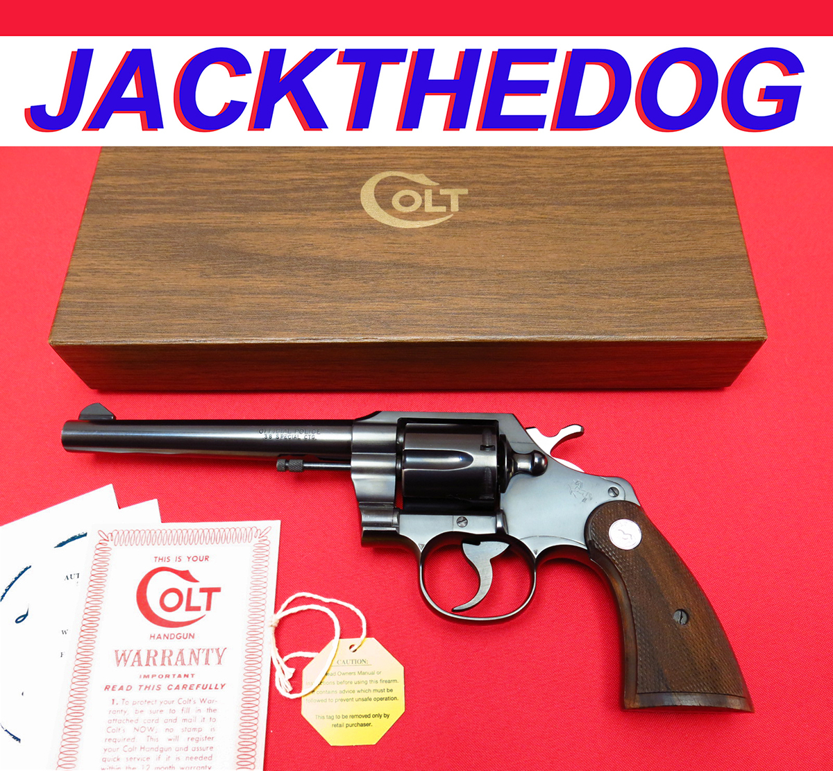 COLT ~ OFFICIAL POLICE...6-INCH...98% ORIGINAL FINISH...MFD 1964, C&R ...