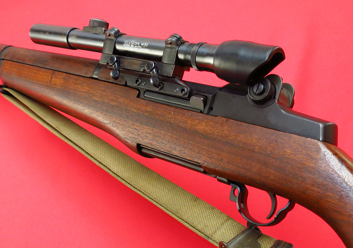 Springfield M1c Garand Sniper Rifle...Documented Cmp Rifle W/ Original ...