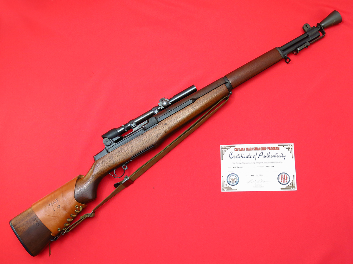 Springfield M1c Garand Sniper Rifle...Documented Cmp Rifle W/ Original ...