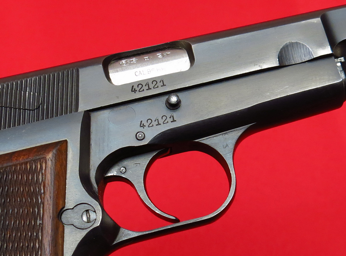 Browning (Fn) Hi-Power 9mm...Thumb Print Slide, Ring Hammer, Internal ...