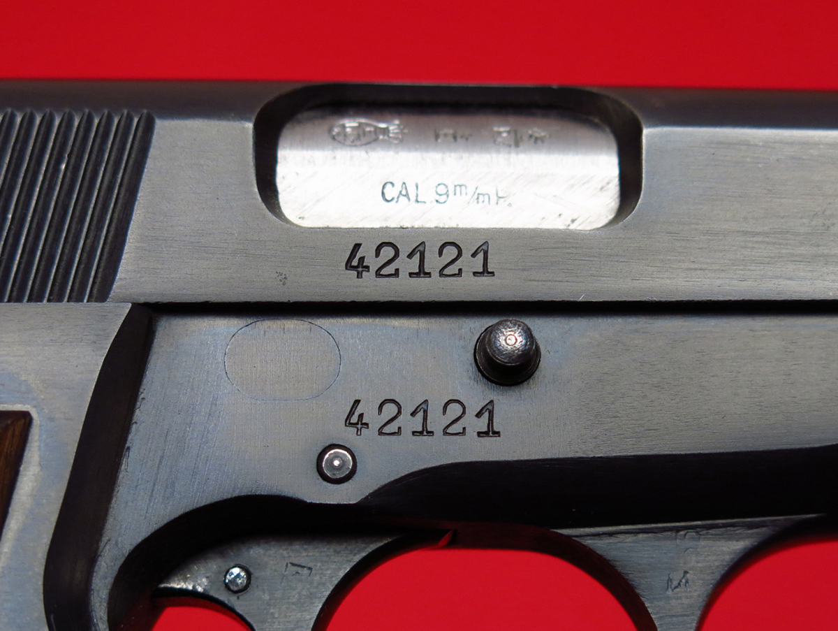 Browning (Fn) Hi-Power 9mm...Thumb Print Slide, Ring Hammer, Internal ...