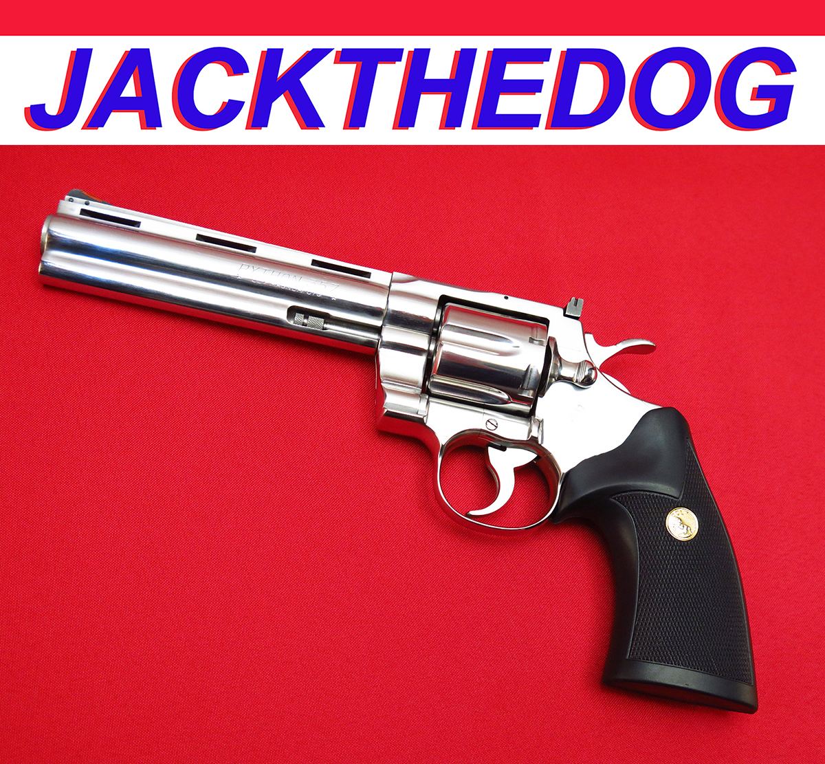 Colt Python .357 Magnum...6-Inch, Polished Stainless...Mfd 1985...Good ...