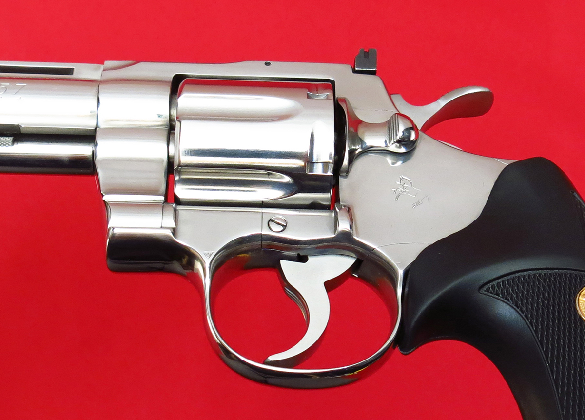 Colt Python .357 Magnum...6-Inch, Polished Stainless...Mfd 1985...Good ...
