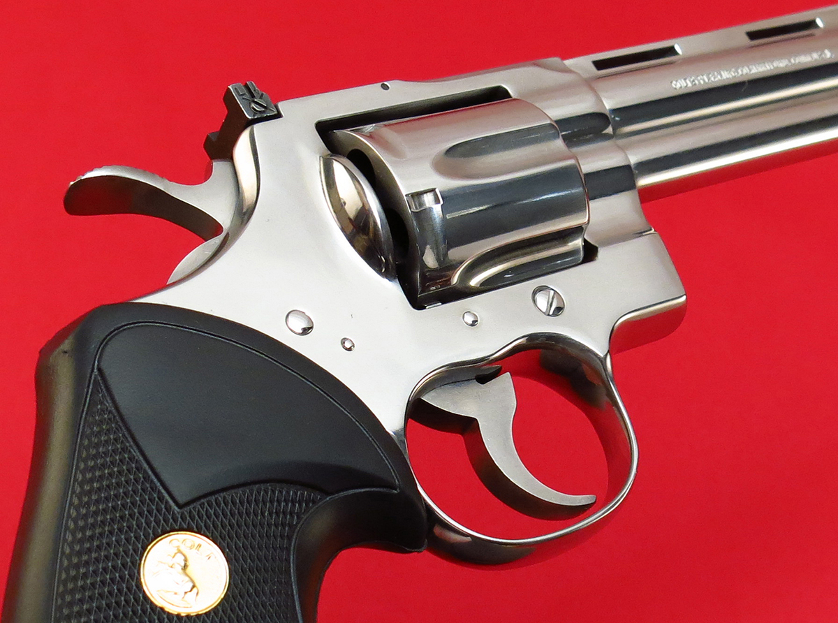 Colt Python .357 Magnum...6-Inch, Polished Stainless...Mfd 1985...Good ...